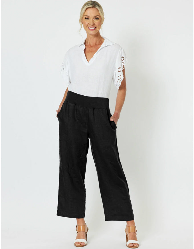 Lara Wide Leg Pant Black – Bombo Clothing Co.