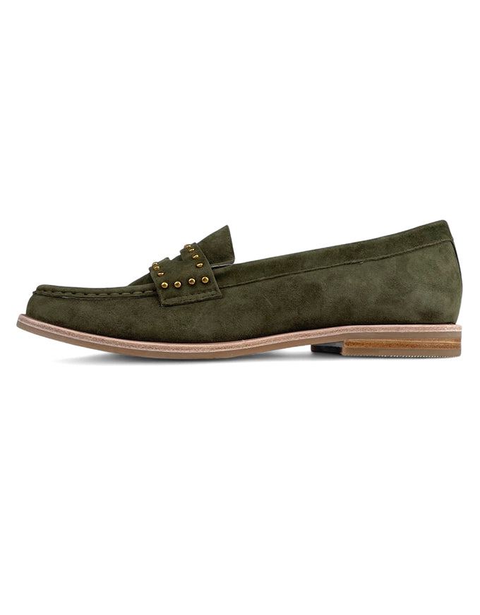 Quatta Flats Olive Suede – Bombo Clothing Co.